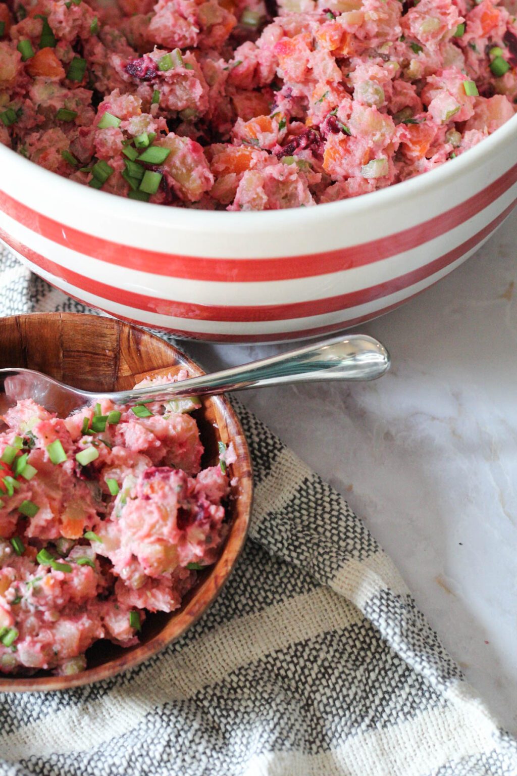 Caribbean Potato Salad (with Beets) - Spoonful of Scrumptious
