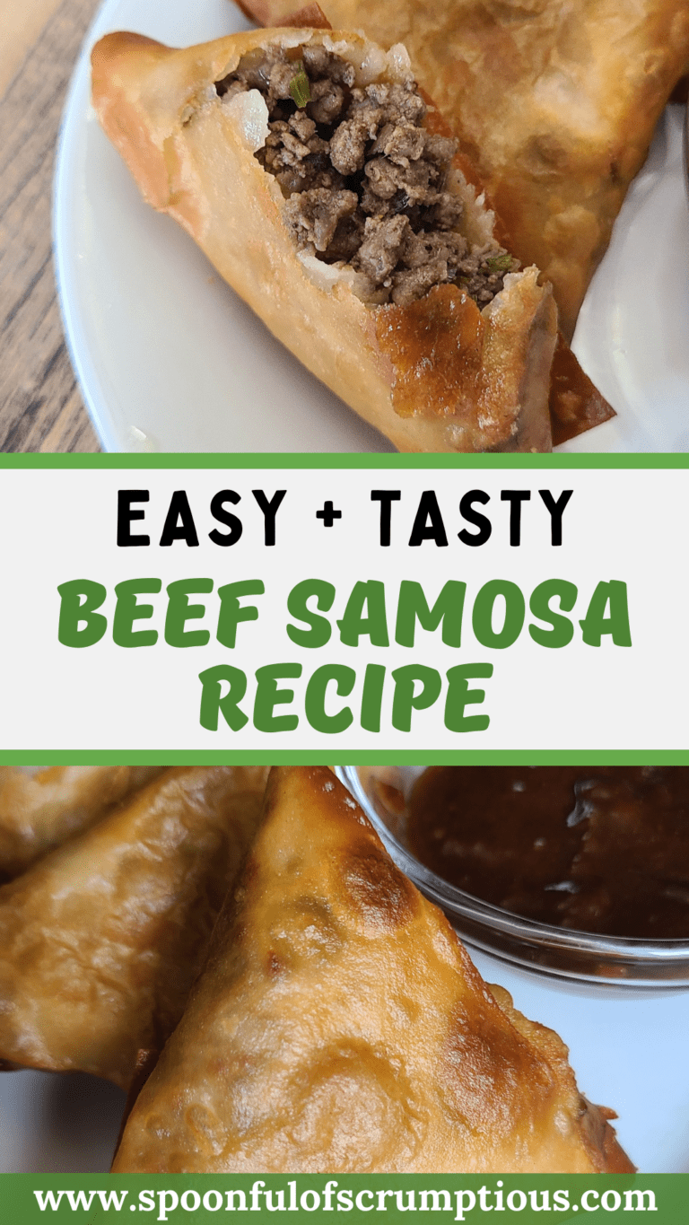 Spicy Beef Samosa - Spoonful of Scrumptious