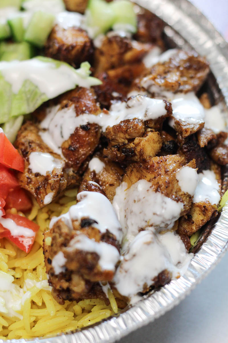 Halal Cart Chicken and Rice - Spoonful of Scrumptious